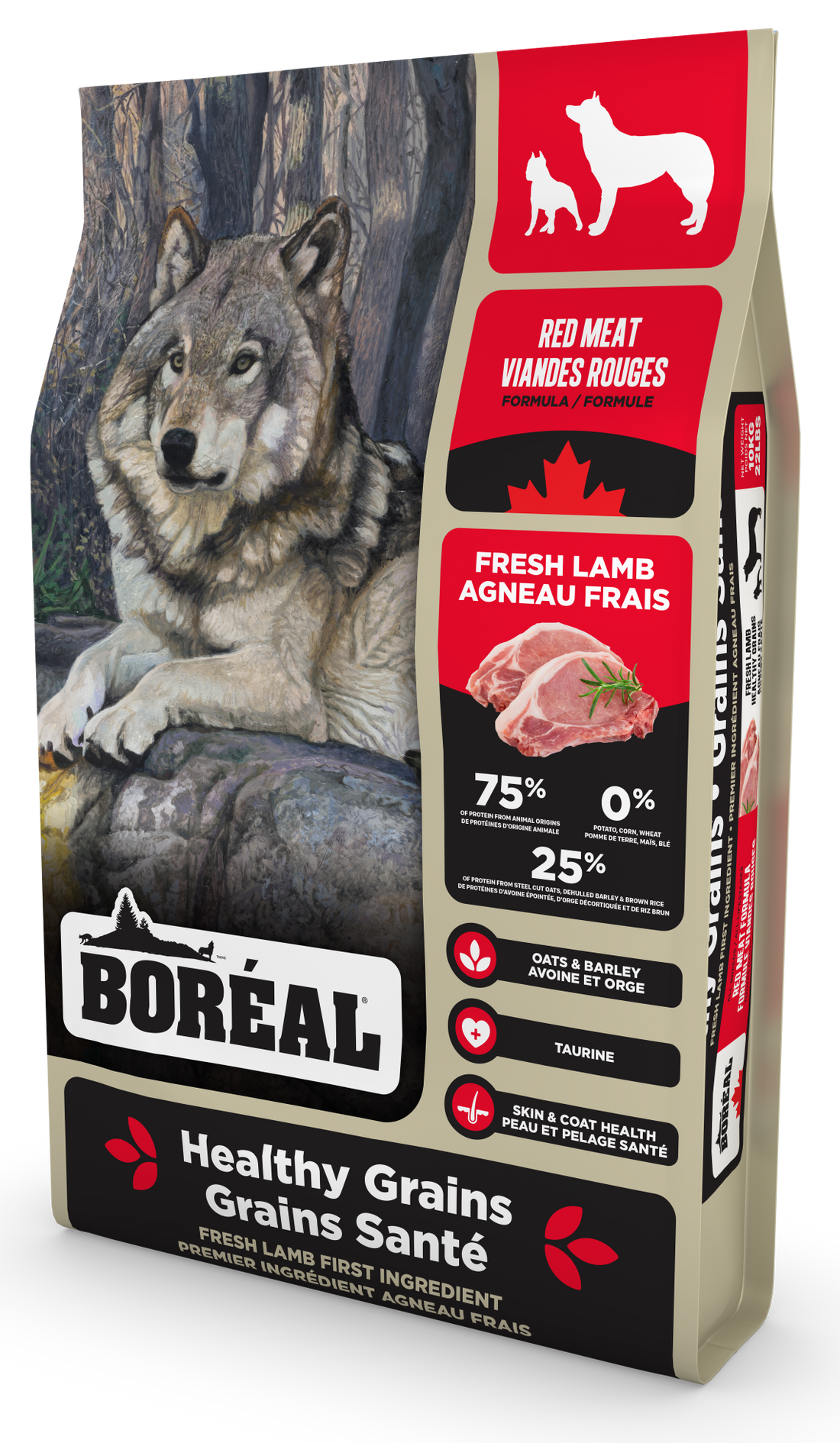 BOREAL HEALTHY GRAINS RED MEAT - DOG FOOD – Paw & Oats